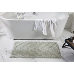 Chevron Bath Rugs & Mats You'll Love | Wayfair
