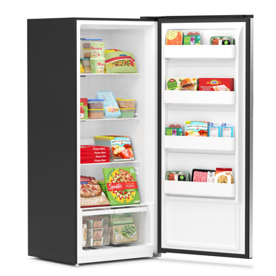 KoolMore Upright Convertible Refrigerator Freezer 21 cu. ft. Silver ...