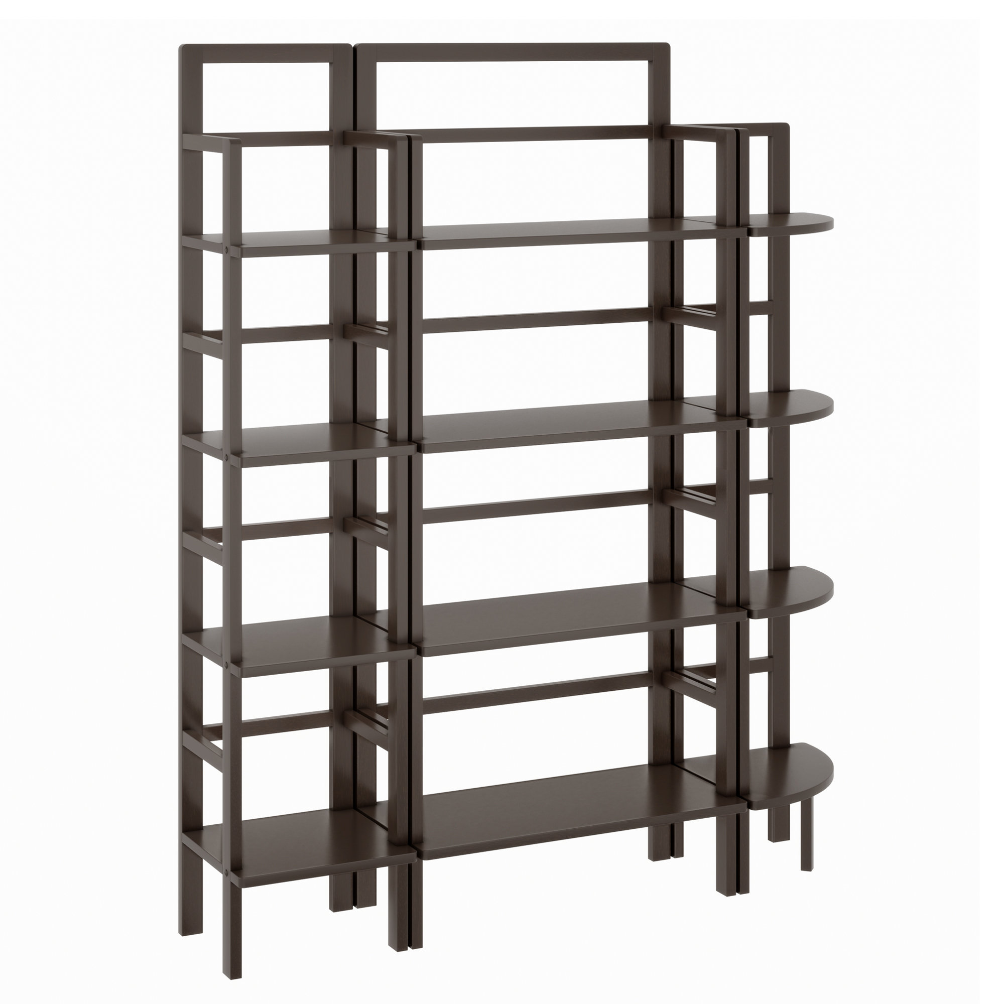 Skyline Decor 14'' Solid Wood Standard Baker's Rack with Microwave ...
