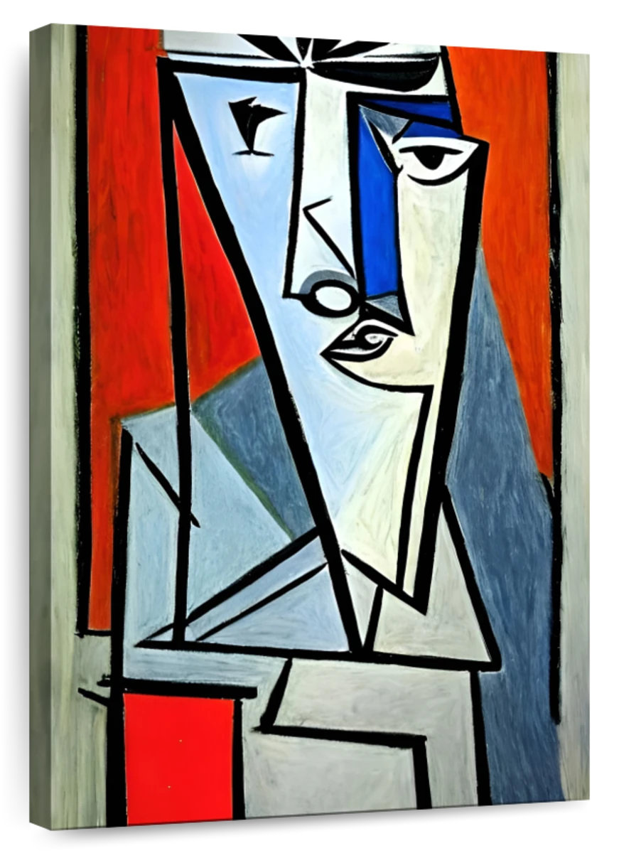 Lark Manor™ Leisha The Thinker - In The Style Of Picasso | Wayfair