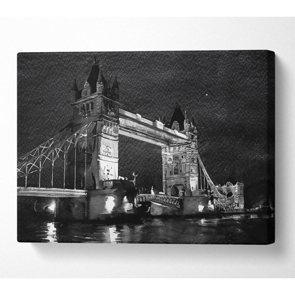 ClassicLiving London Bridge Black Beauty - Wrapped Canvas Print ...