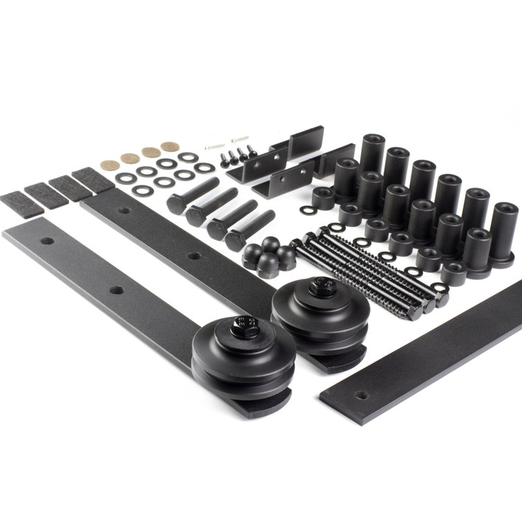 Penrod Hardware Premium Satin Nickel Straight Strap Single Track Barn ...