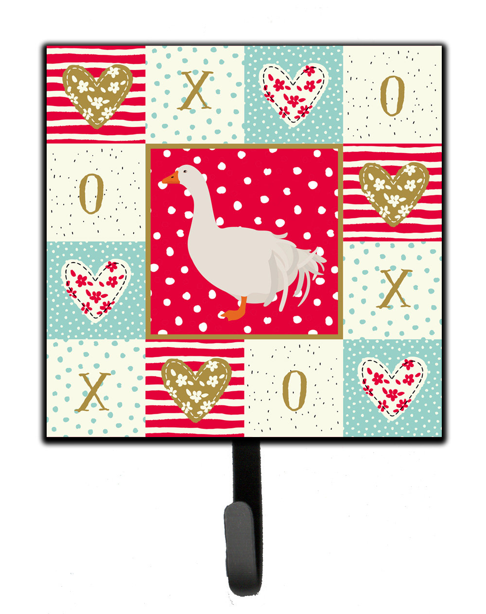 The Holiday Aisle® Bartel Sebastopol Goose Love Wall Key Organizer with ...