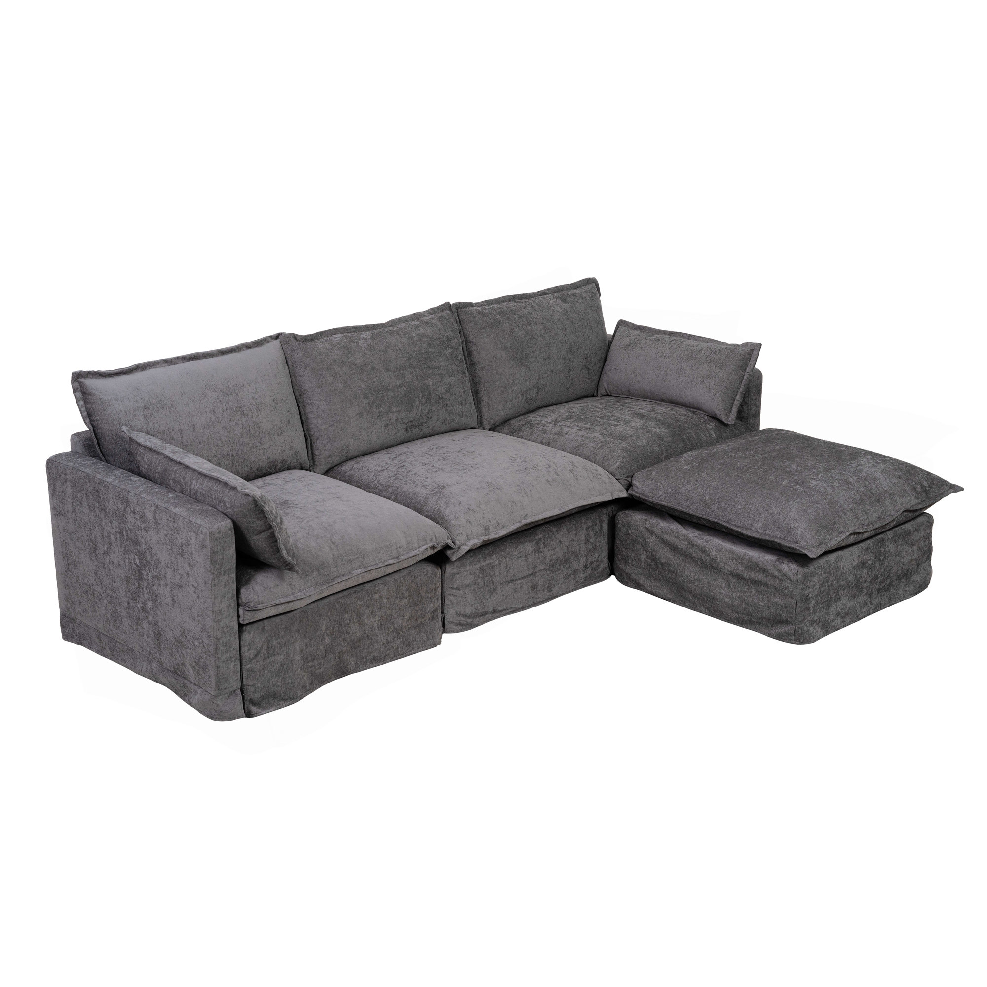 Ivy Bronx 93.31" Modular Sectional Sofa Couch For Living Room, Modern L ...