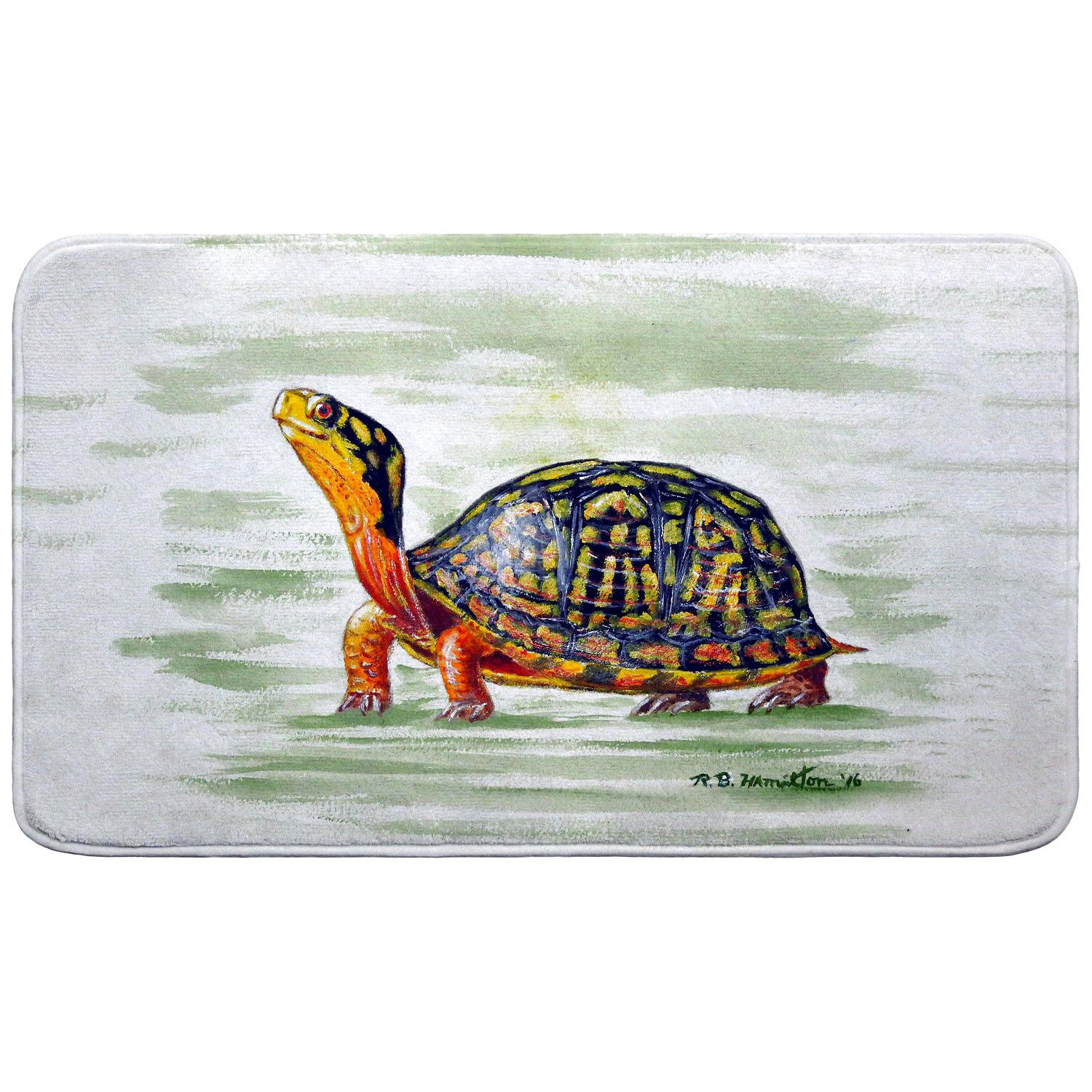 Dovecove Happy Turtle Bath Mat | Wayfair