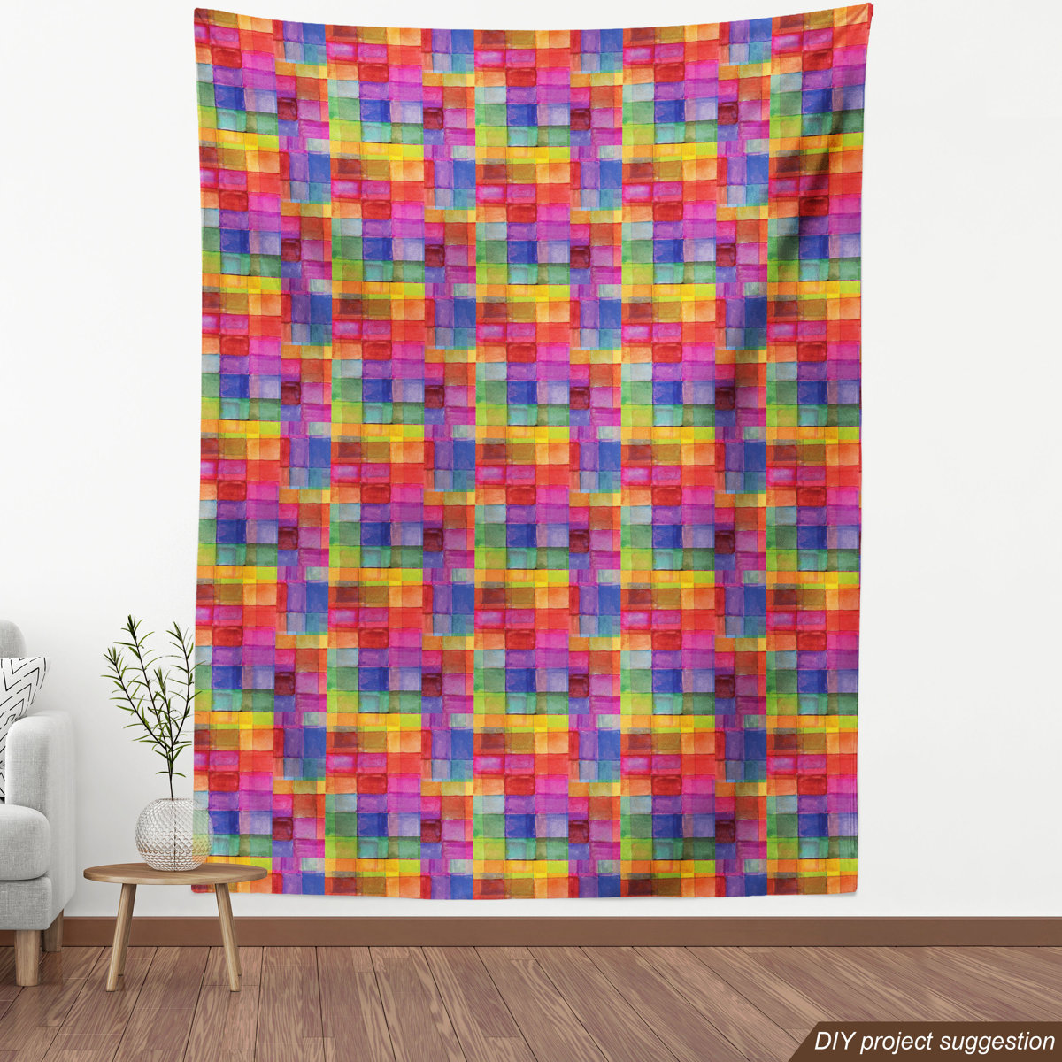 East Urban Home Square Shaped Fabric | Wayfair