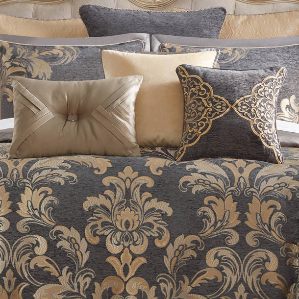 Waterford Bedding Carrick Damask Comforter Set & Reviews | Wayfair