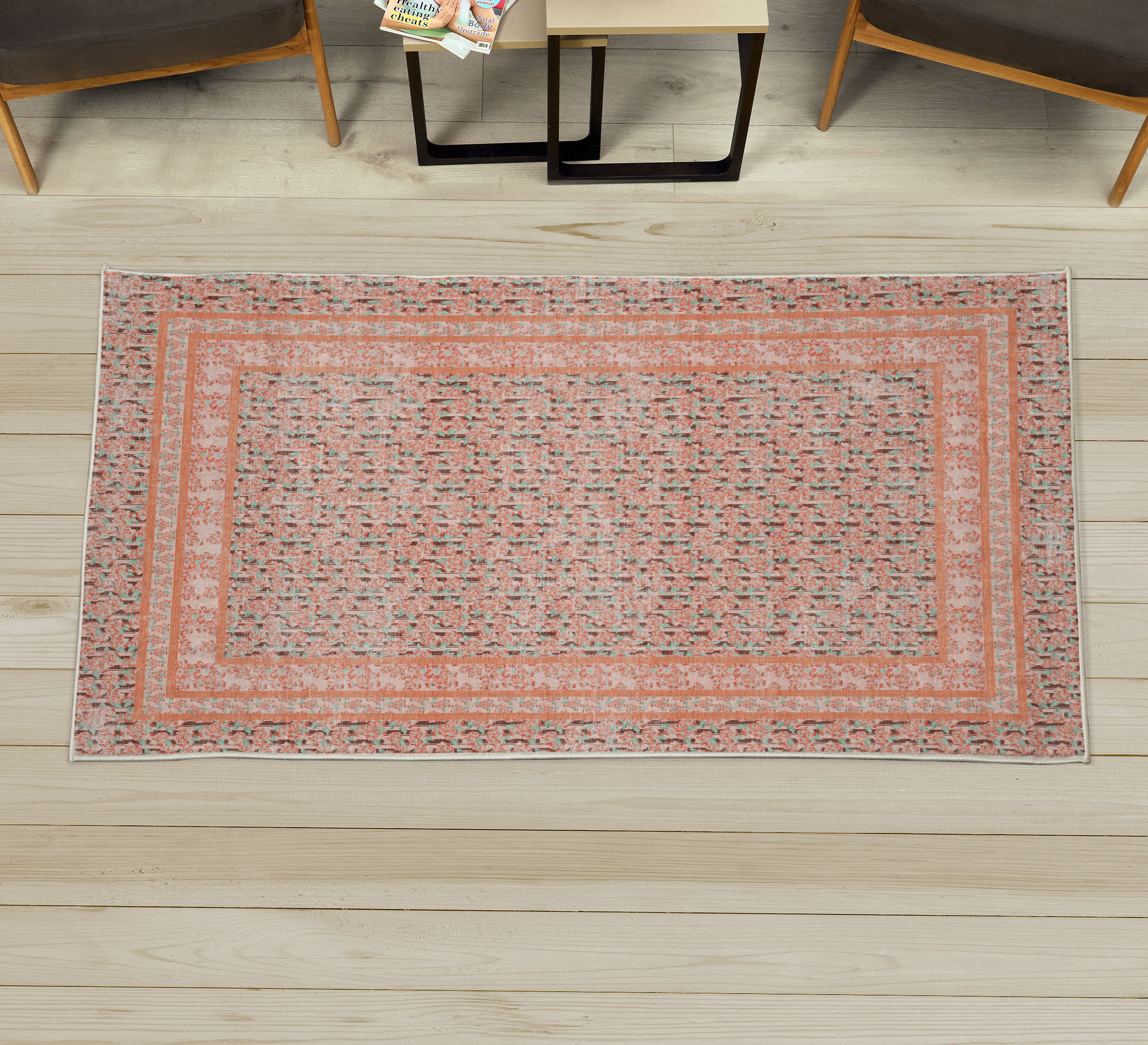 Winston Porter Jerrion Floral High Density Long Fiber Poly Threads ...