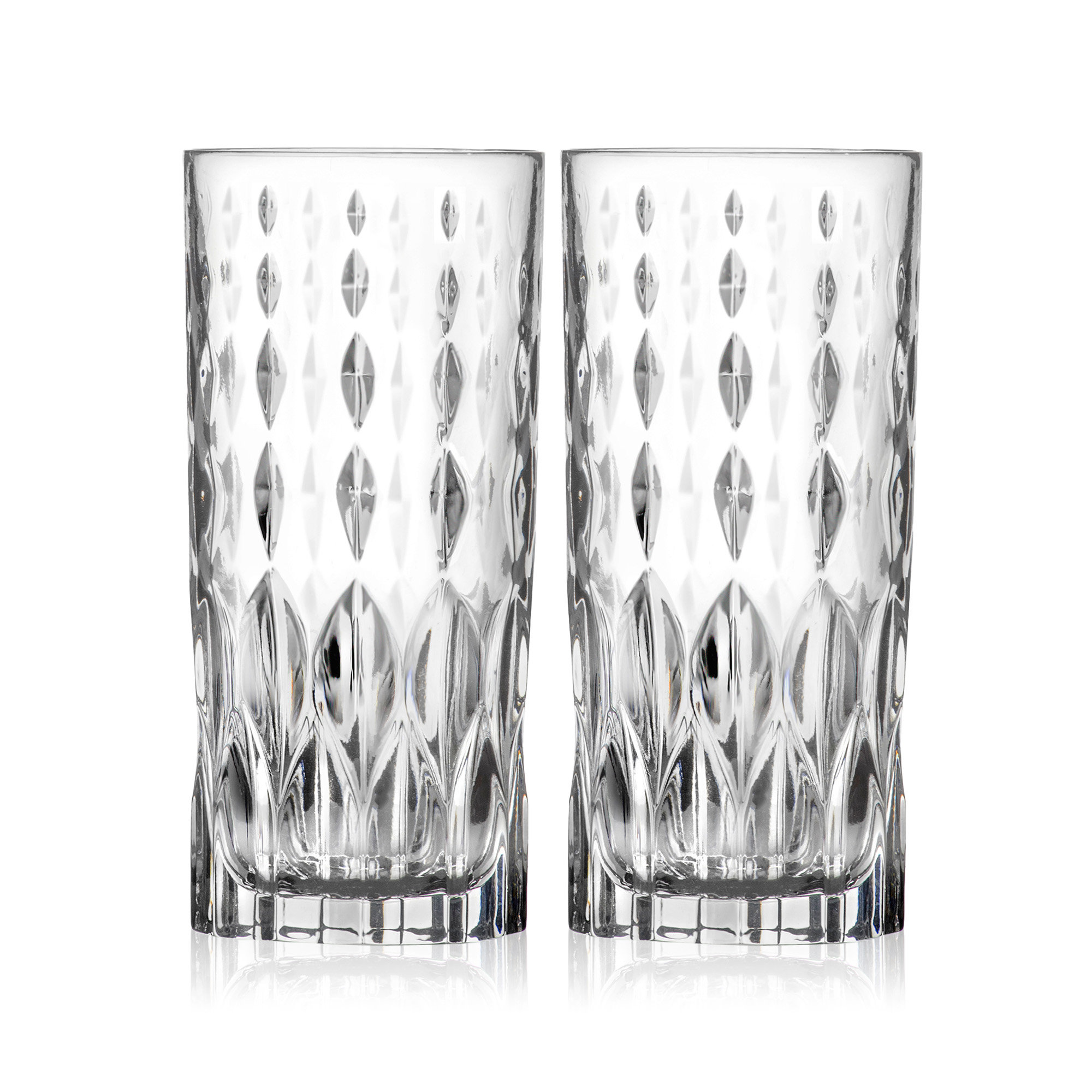Barski Highball Glass - Drinking Glasses - Set of 2 - Bar Glassware, 13 ...