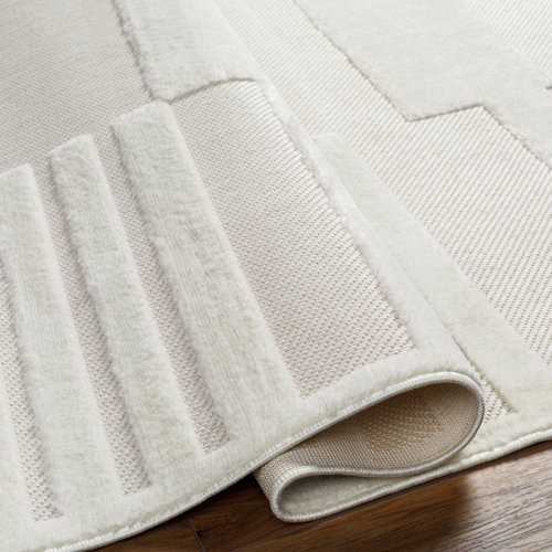 Latitude Run® Area Rug Beige & Reviews | Wayfair