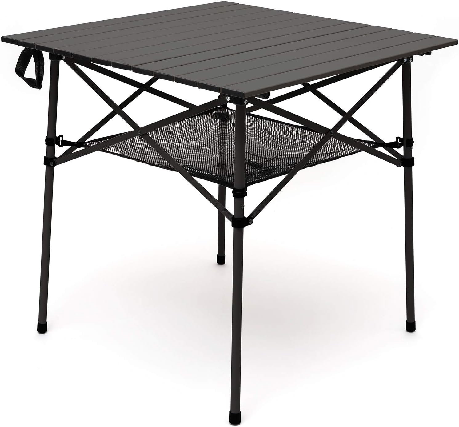 INKEDZ Compact Folding Camping Table, Portable Aluminum Picnic Tables ...