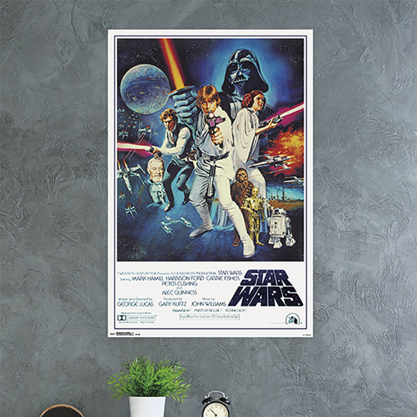 Trends International Star Wars IV One Sheet Paper Print & Reviews | Wayfair