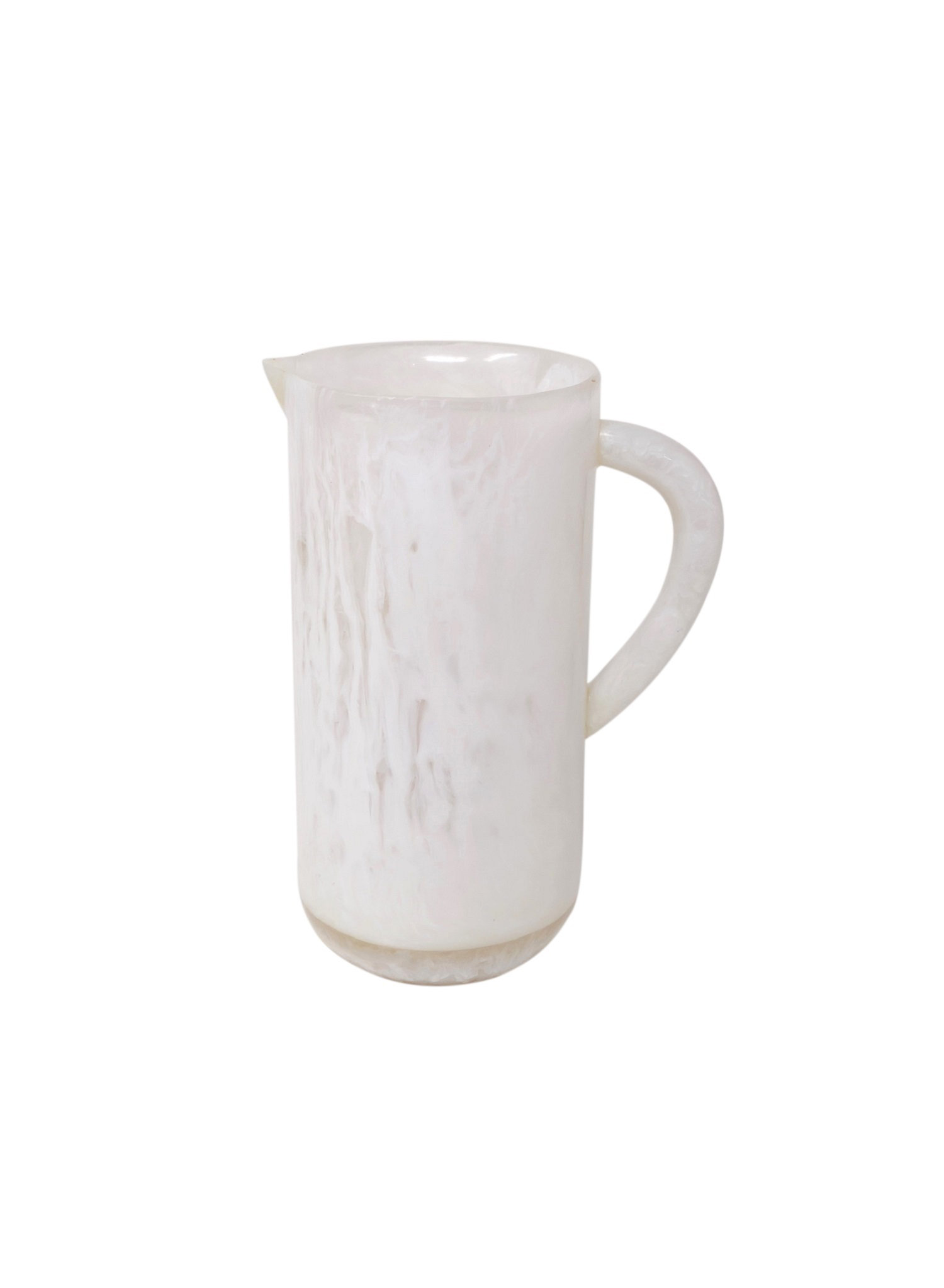 BIDKhome White Resin Pitcher Length 7.87; Height 10" | Wayfair
