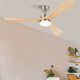 Angled Ceiling Fans You'll Love | Wayfair