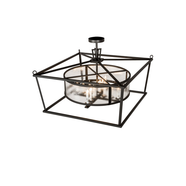 Gracie Oaks Shantae 12 - Light Dimmable Square / Rectangle Chandelier ...