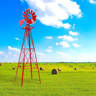 Arlmont & Co. Sia Metal Windmill & Reviews | Wayfair