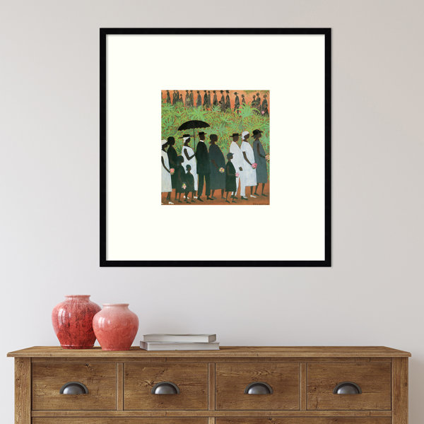 Wildon Home® Funeral Procession Framed On Paper by Ellis Wilson Print ...