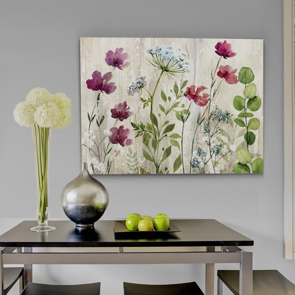 Andover Mills™ Meadow Flowers I On Canvas Print & Reviews | Wayfair