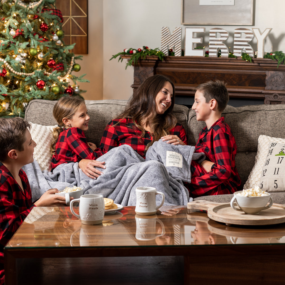 DEMDACO Together Time Family Fleece Throw | Wayfair