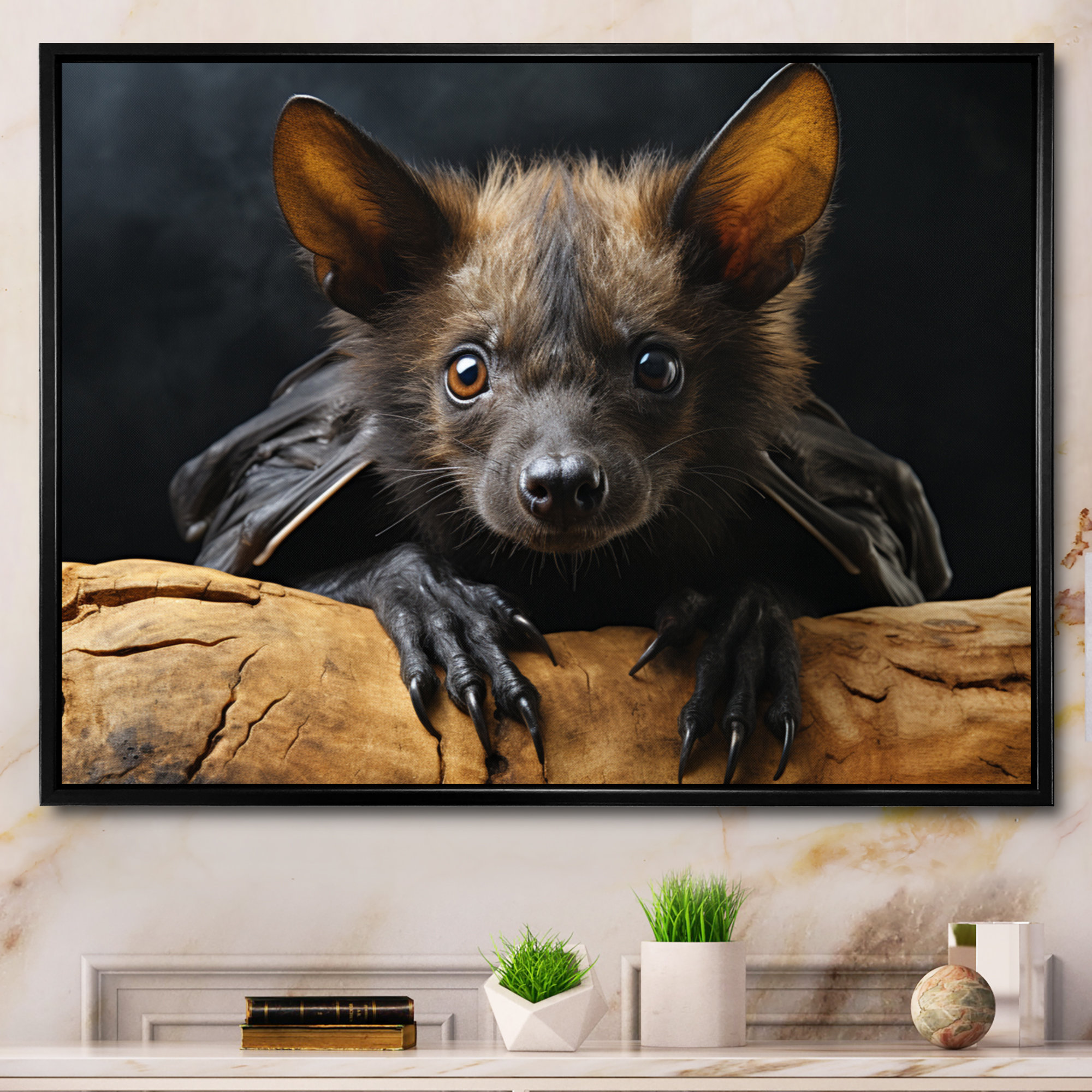 Latitude Run® Bat Portrait I - Animals Canvas Wall Art - Wayfair Canada
