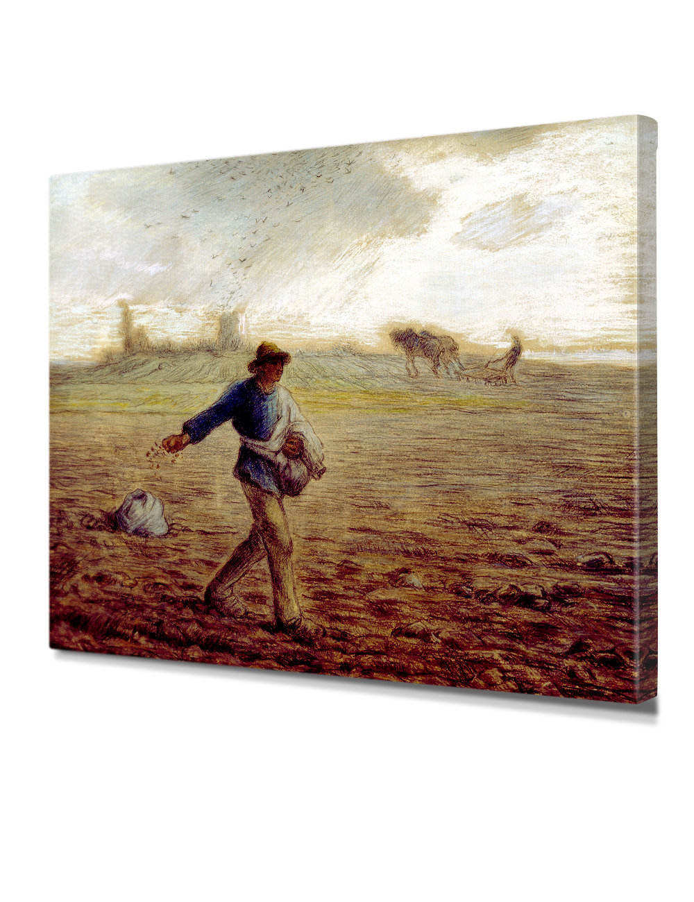 August Grove® The Sower by Jean-Francois Millet, Worldly Famous Classic ...