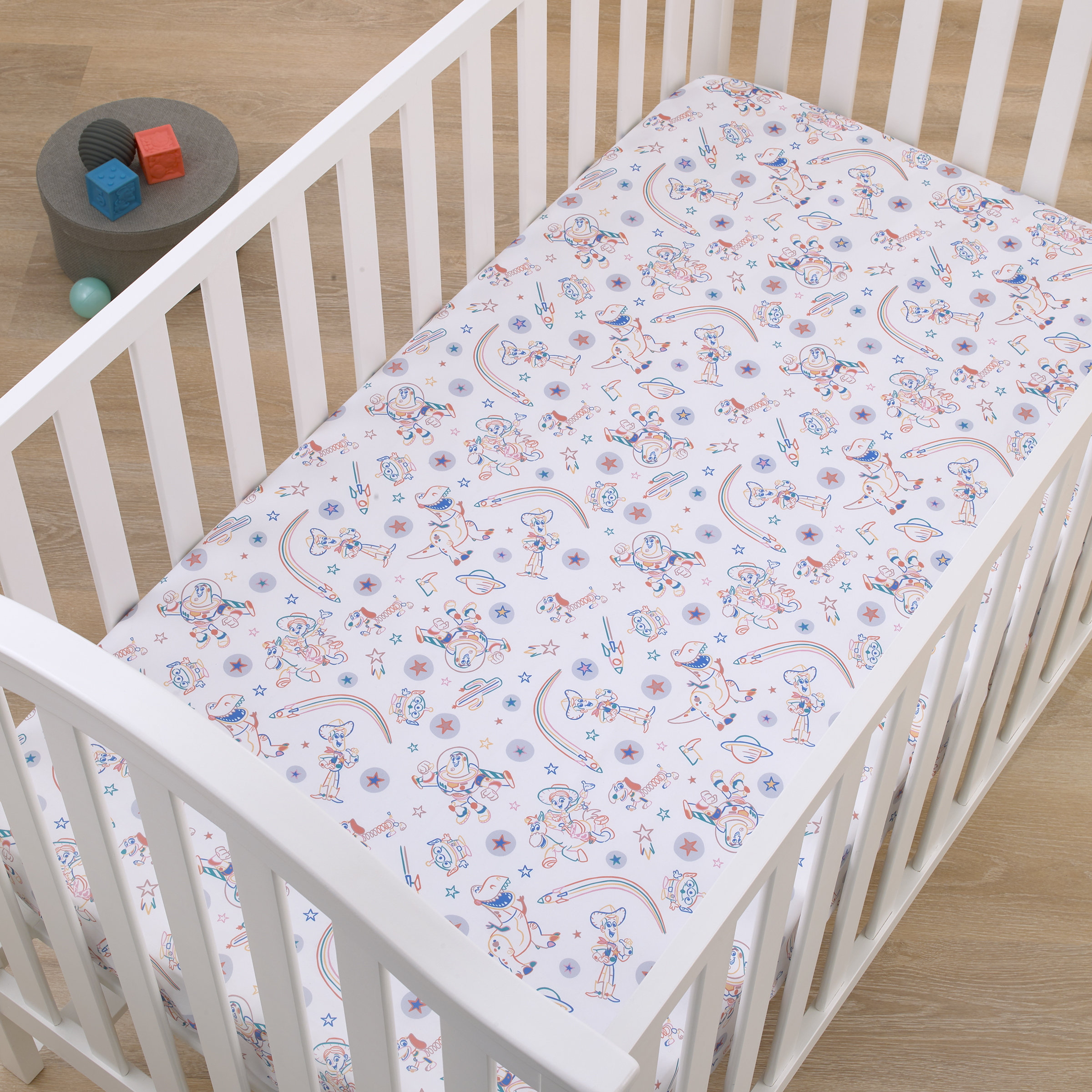 Disney Baby Basics - Piece Standard Crib Fitted Sheet | Wayfair