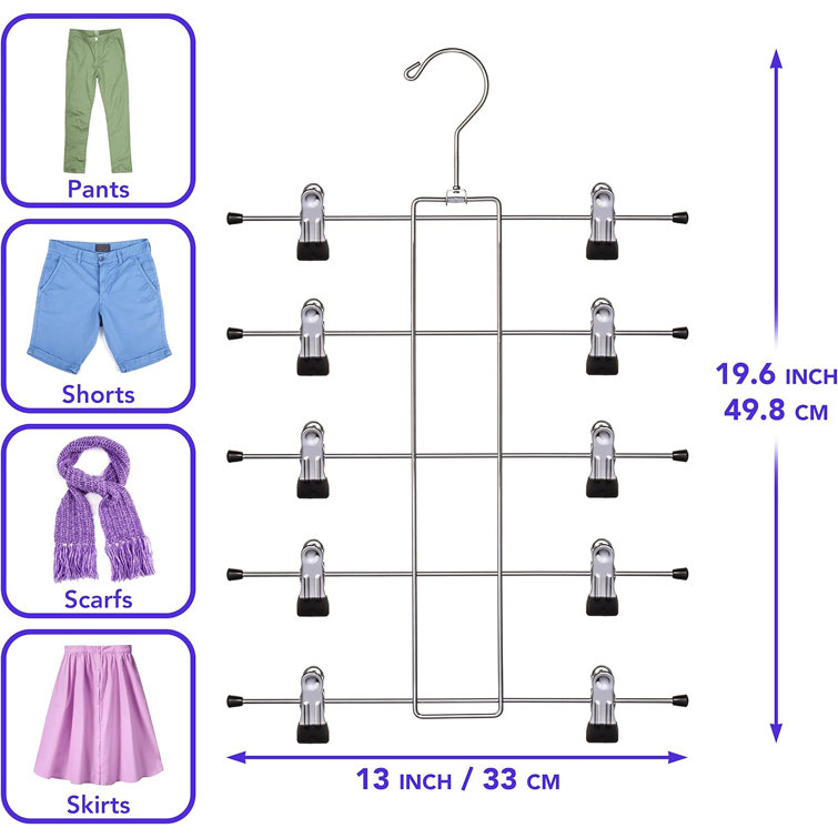 Rebrilliant Meguel Metal Non-Slip Multi-Layer Hanger - Wayfair Canada