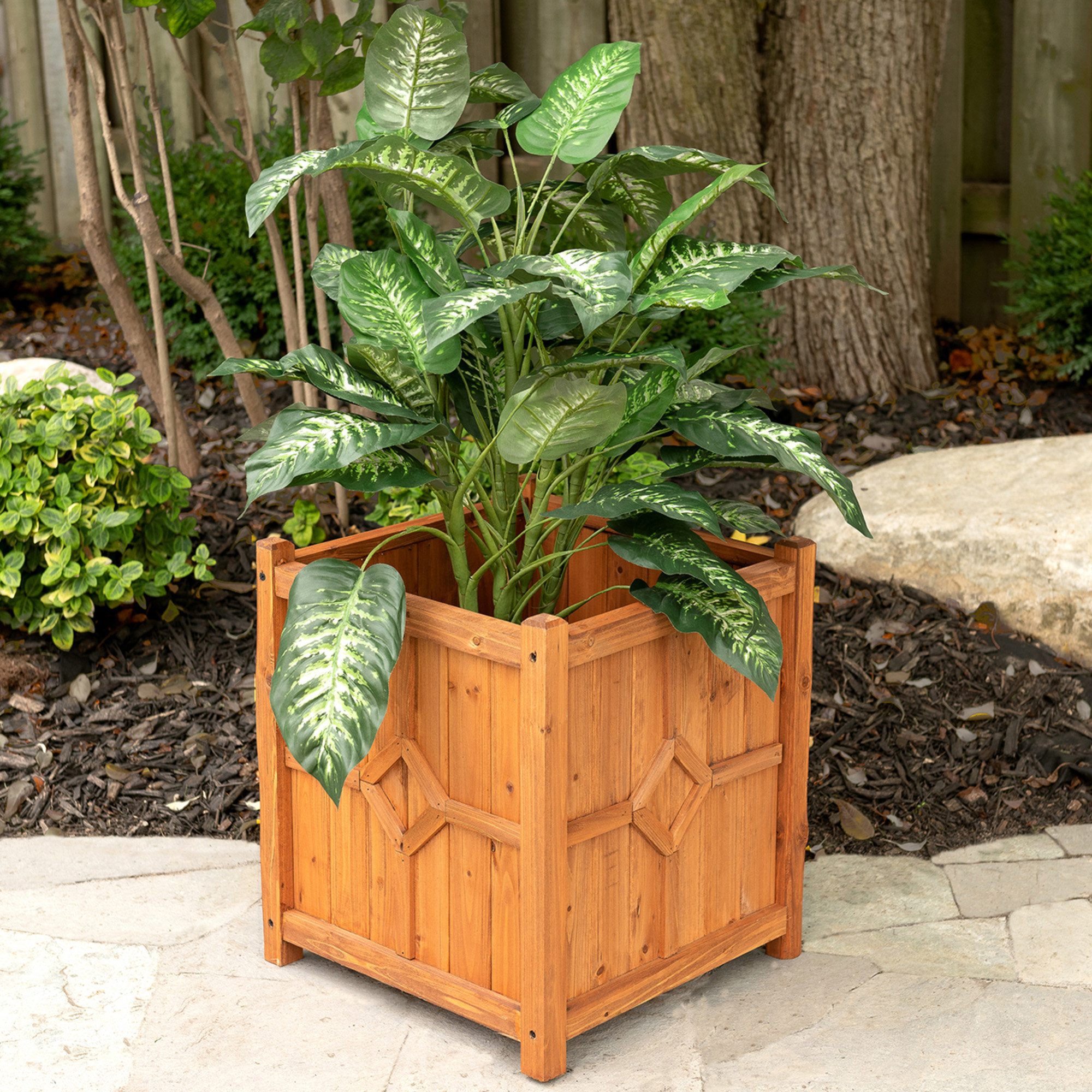 Leisure Season Boîte à fleurs cypress Decorative Planters - Wayfair Canada