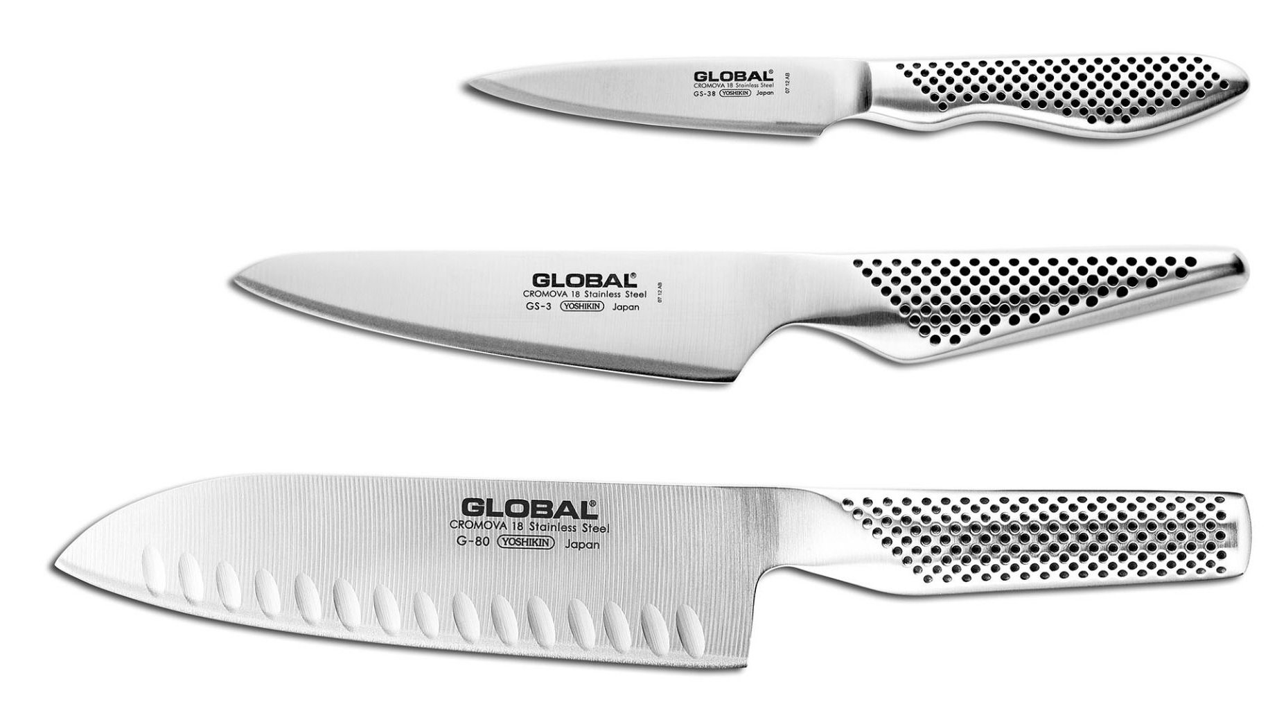 Global Knives Classic 3 Piece Assorted Knife Set | Wayfair