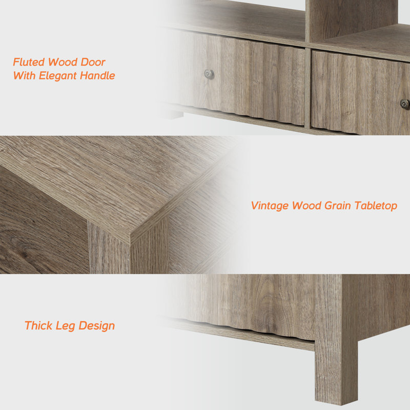 Laurel Foundry Modern Farmhouse® Melfa Storage Credenza | Wayfair