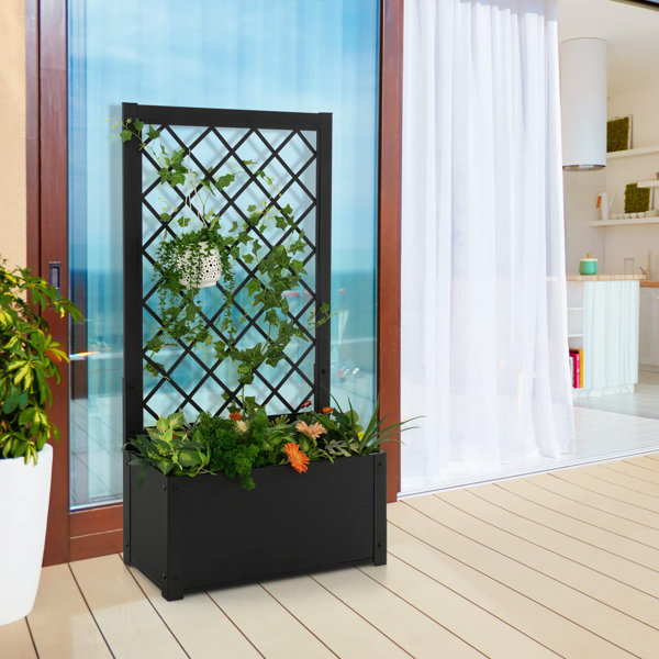 Latitude Run Cresco Metal Planter Box | Wayfair.co.uk