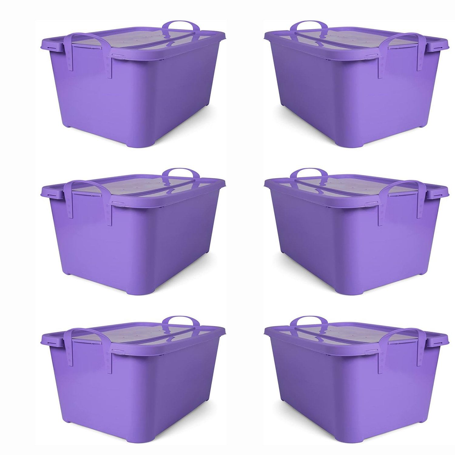 Ameriwood 55 Quart Stackable Storage Container with Snapping Lids - Wayfair Canada