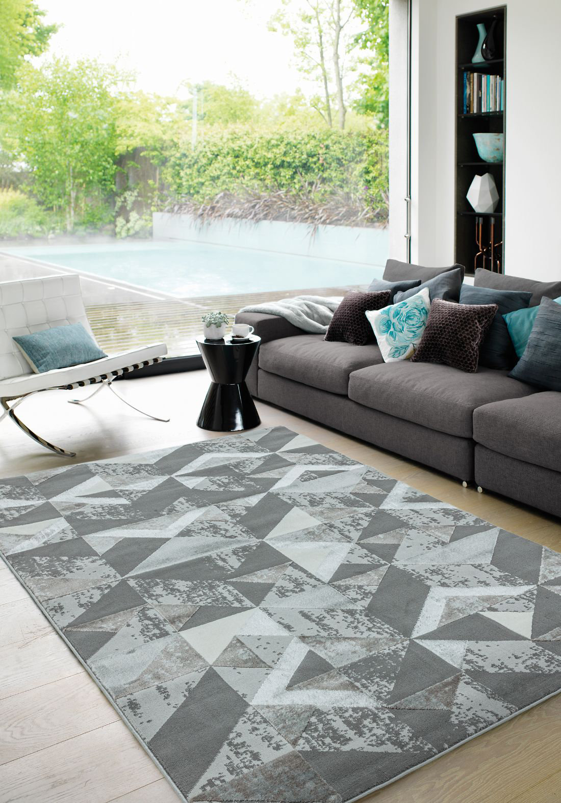 Corrigan Studio Grena Grey Rug | Wayfair.ie
