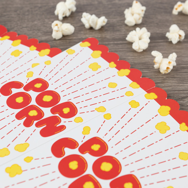 Great Northern Popcorn 46oz Paper Popcorn Boxes for Movie Night and ...