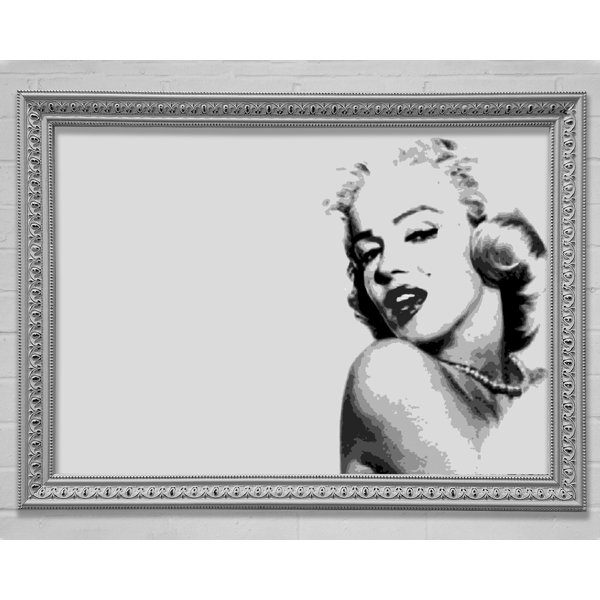 Marlow Home Co. Marilyn Monroe Retro Grey - Single Picture Frame Print ...