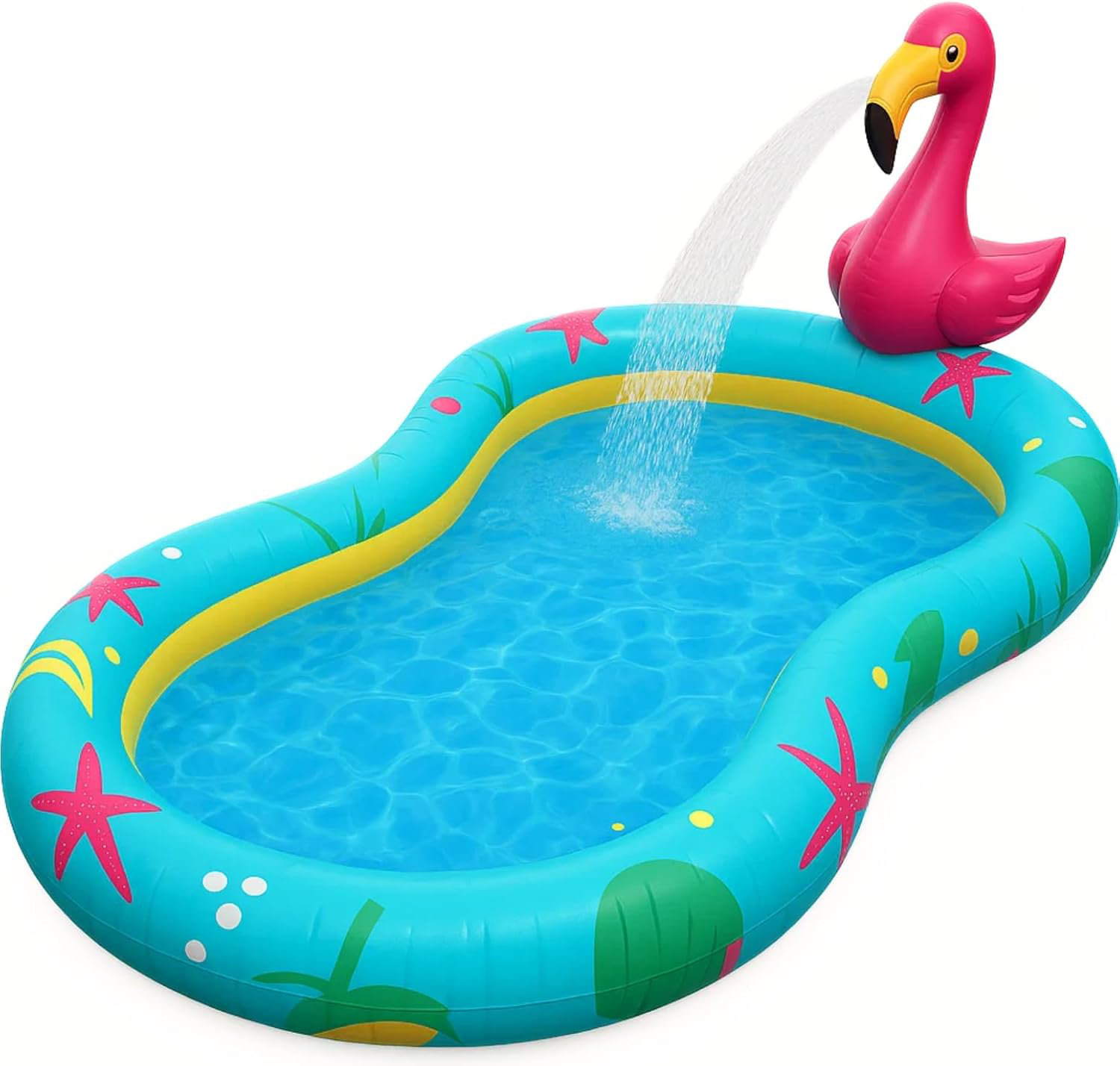 BONLOD Inflatable Pool Inflatable Sprinkler For Kids With Splash Pad ...