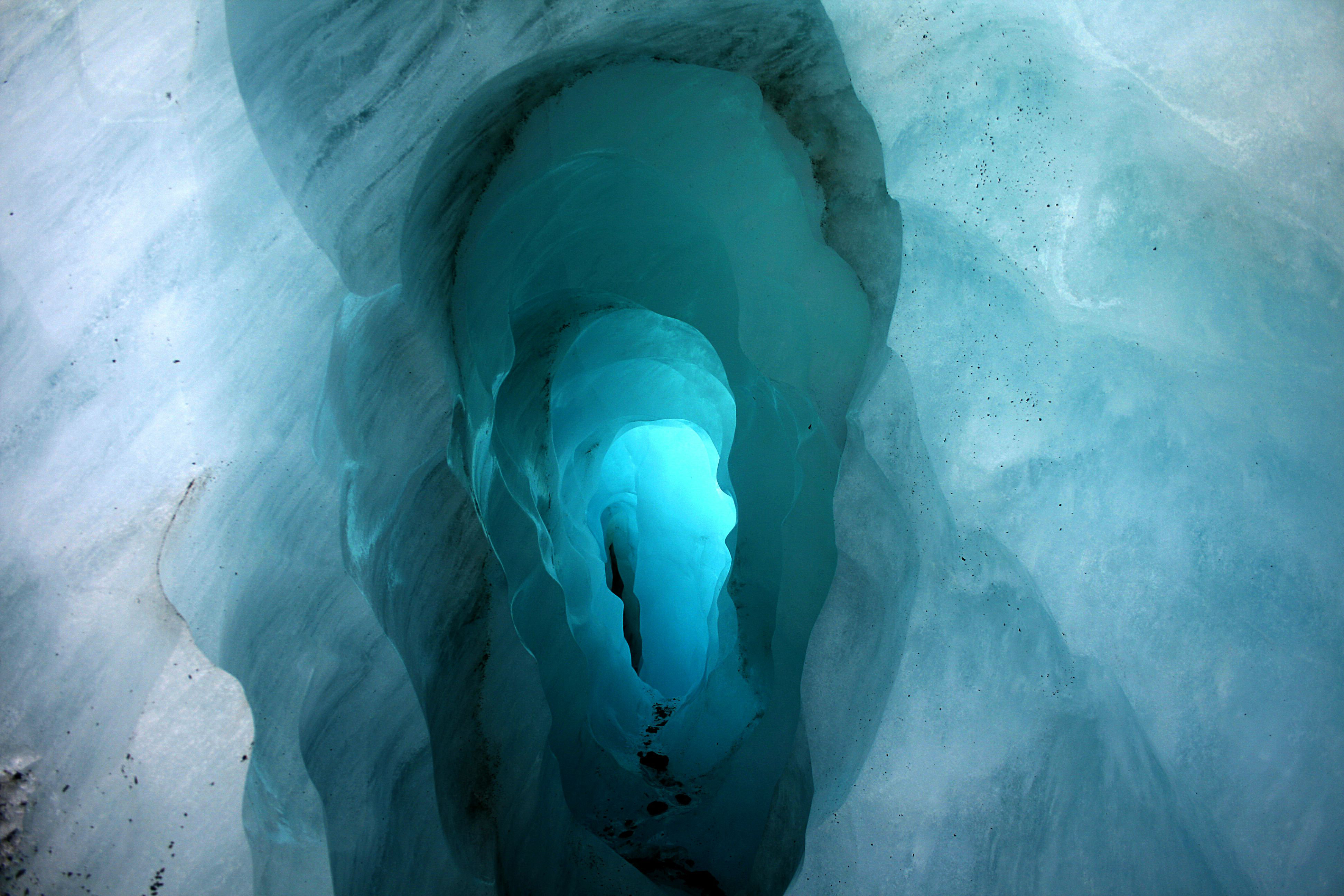 Ebern Designs Azury Ice Cave Landscape - Wrapped Canvas Photograph ...