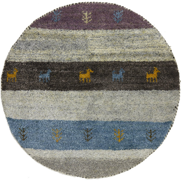 Foundry Select Genova Multicolored Tribal Modern 3X3 Indo-Gabbeh ...