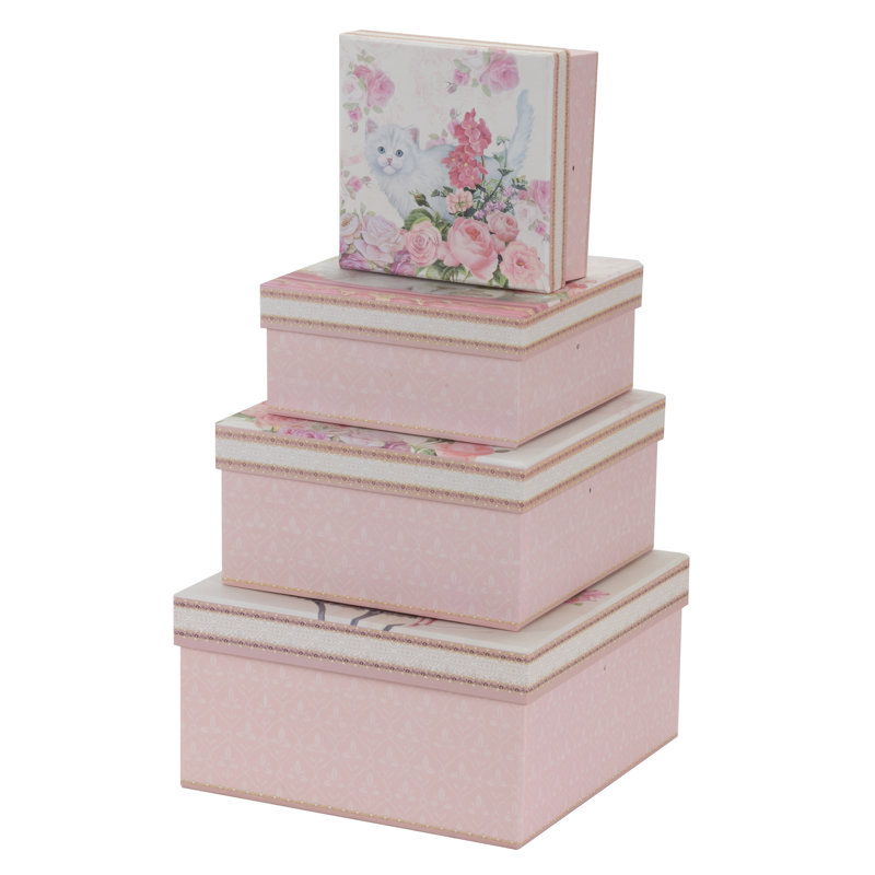 Maison Alouette Cute Kitten Cardboard Piece Box Set | Wayfair.co.uk