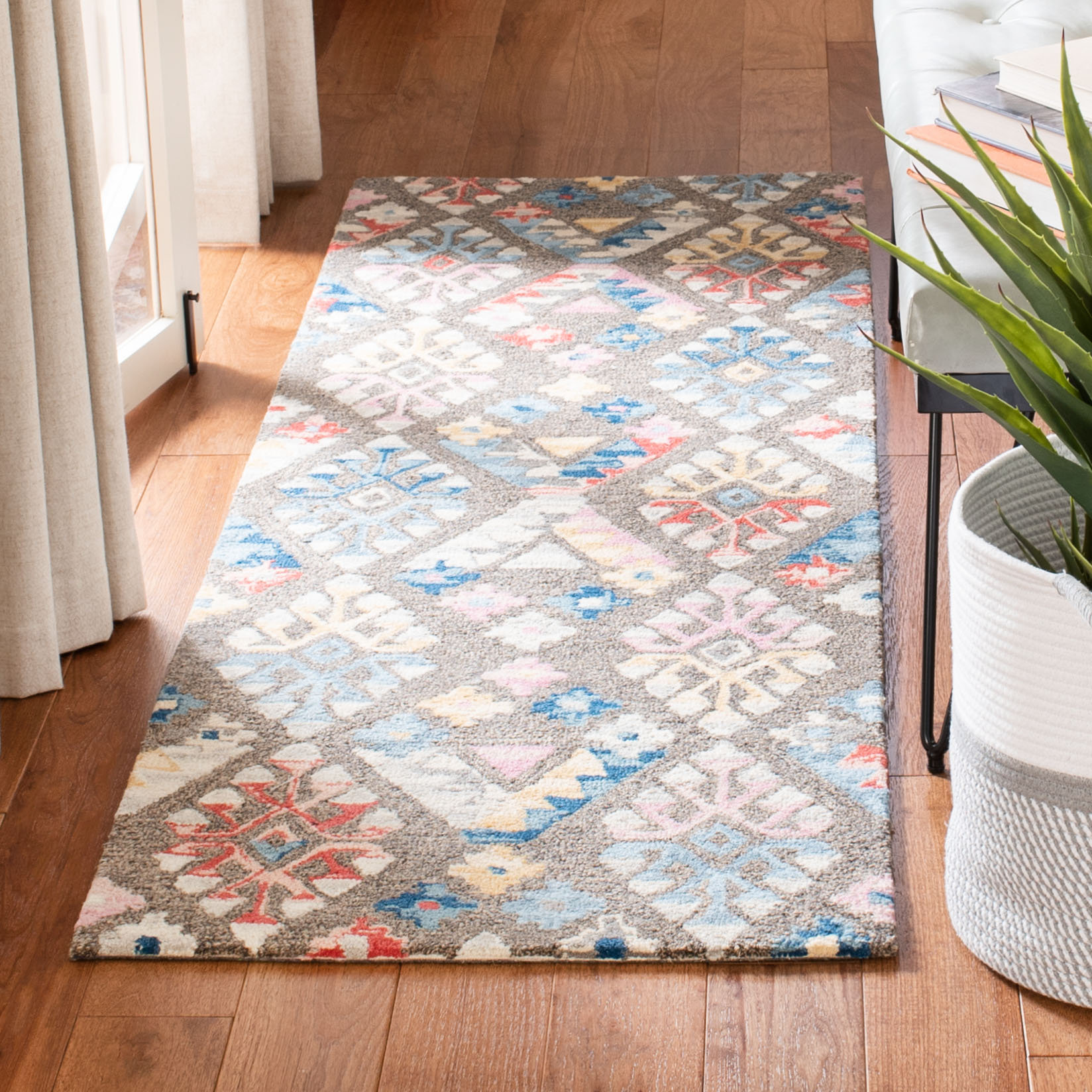 Wrought Studio™ Raife Hand Tufted Wool And Cotton Southwestern Rug ...