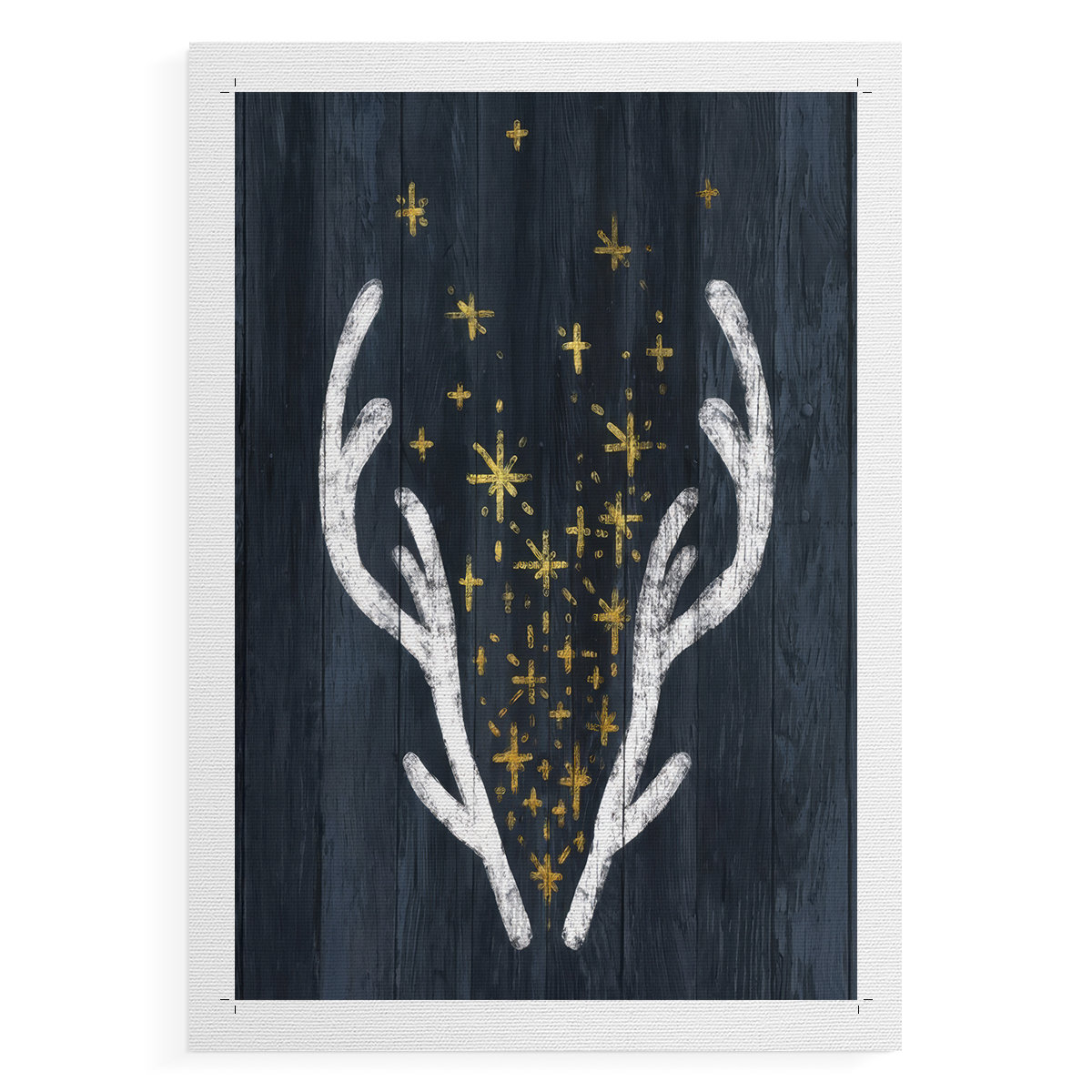 Union Rustic Antlers & Magic -Canvas Print Only - NOT FRAMED | Wayfair