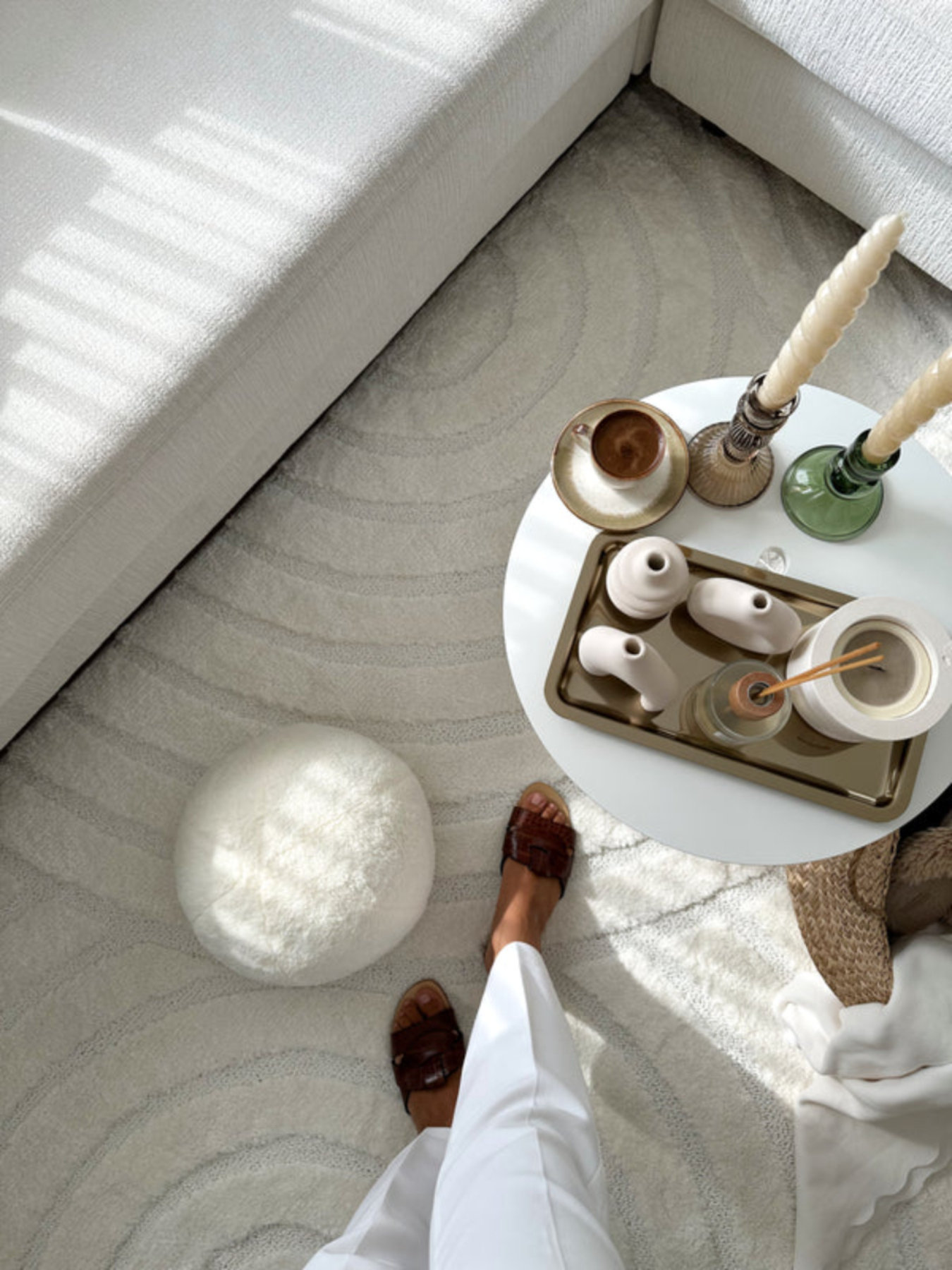 Hokku Designs Shellisa Cotton Area Rug | Wayfair