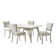 Picket House Furnishings Kean Dining Set In White With Table And Four ...