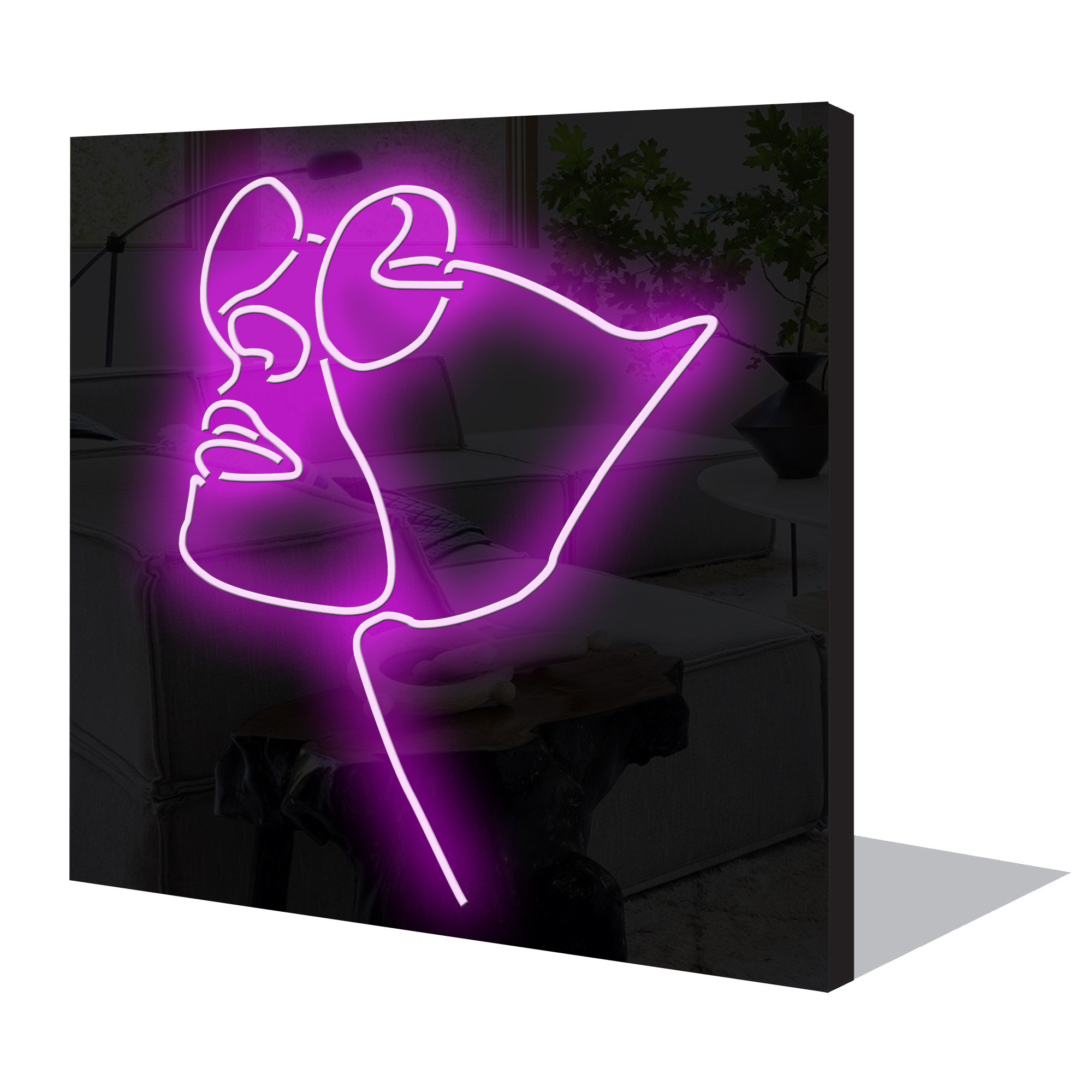 Happy Larry Neon Sign Light Specs Home/Wall Decor | Wayfair.ie