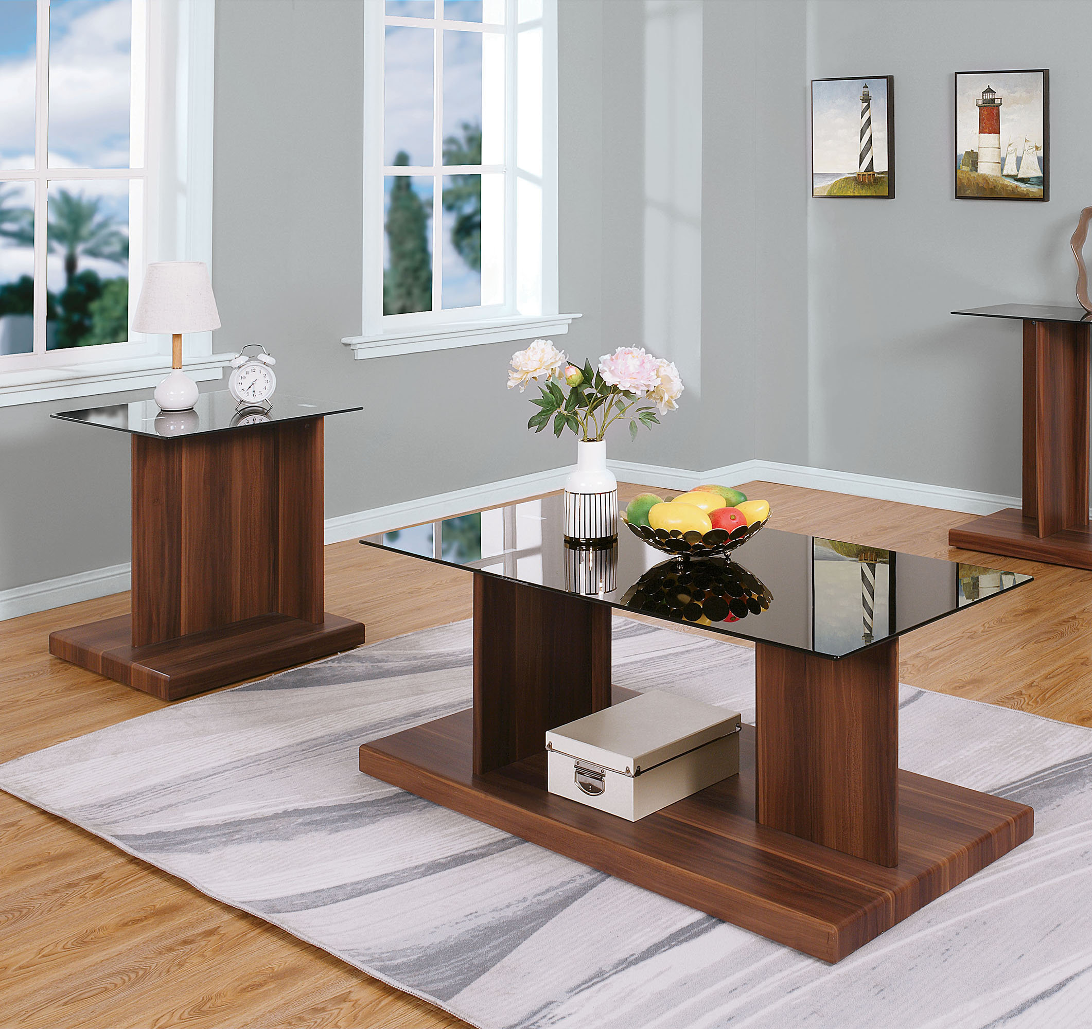 Wrought Studio™ Donjae Aadvik 2 Piece Coffee Table Set | Wayfair