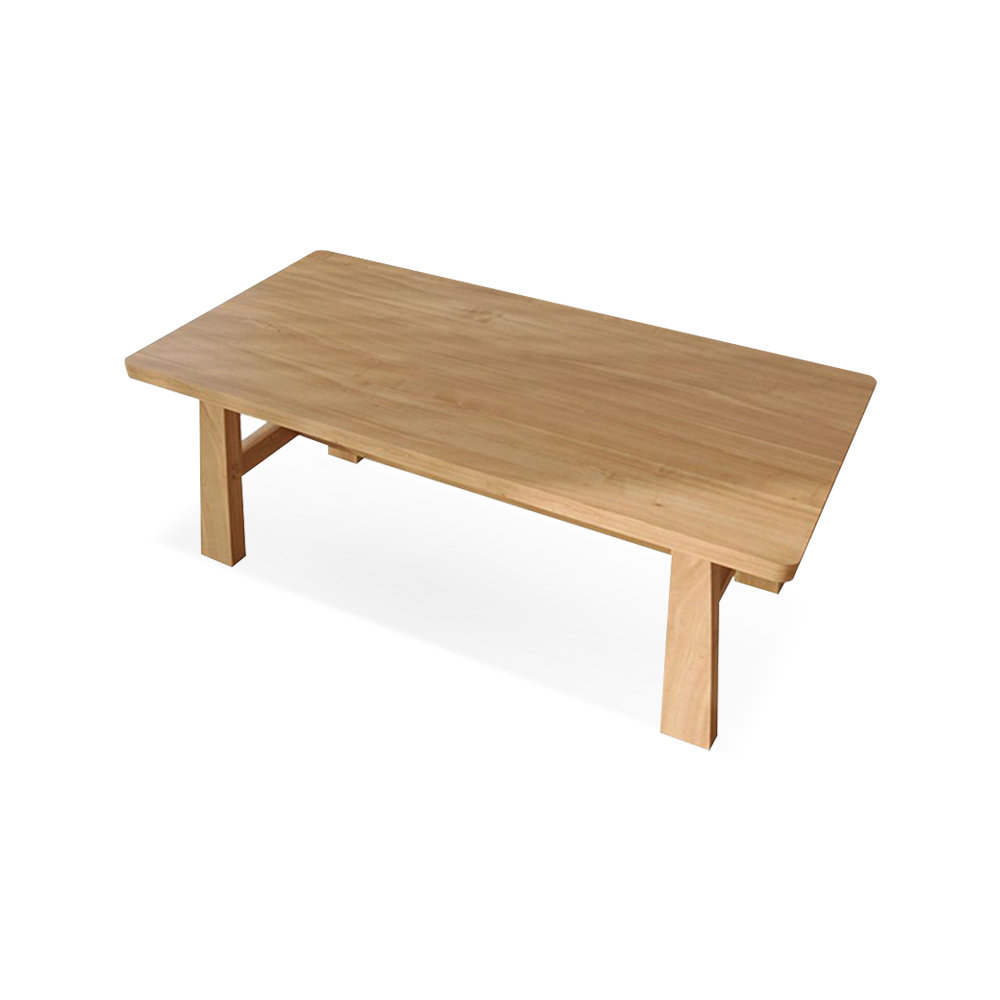 Gracie Oaks Burlywood Rectangular Solid Wood Dining Table - Wayfair Canada
