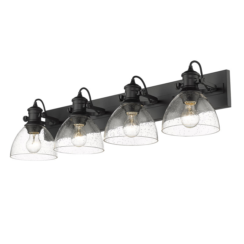 Beachcrest Home™ Bales 4-Light Matte Black Vanity Light & Reviews | Wayfair