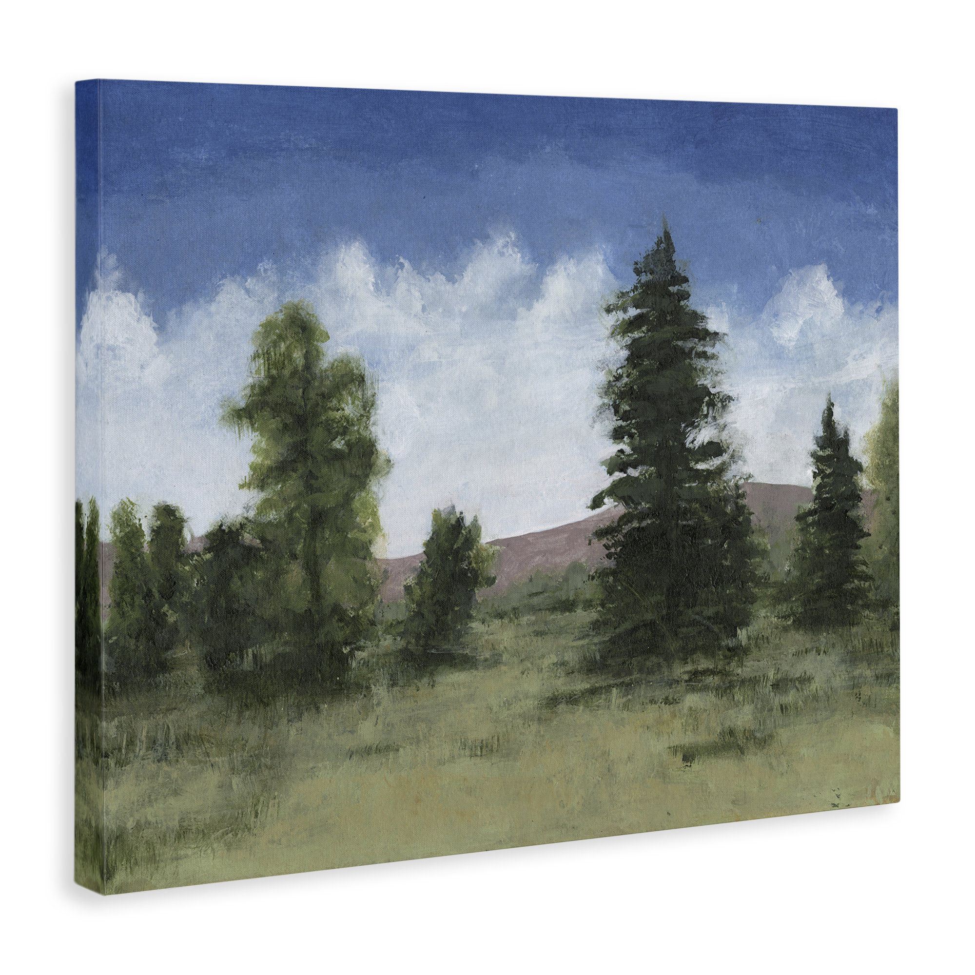 Millwood Pines Looming Trees Rural Landscape Canvas Wall Art, design by ...
