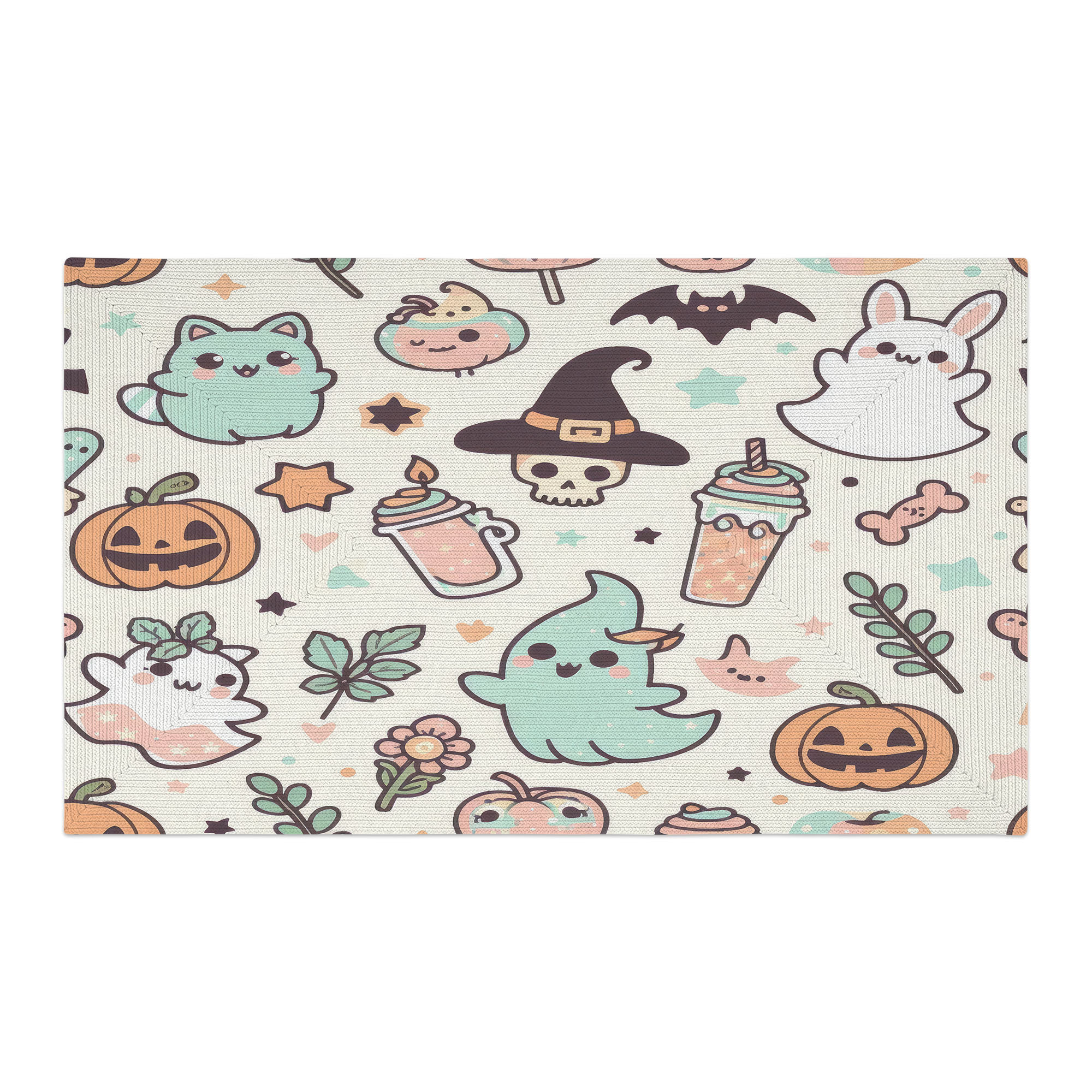 The Holiday Aisle® Pastel Goblin Parade Braided Rug | Wayfair