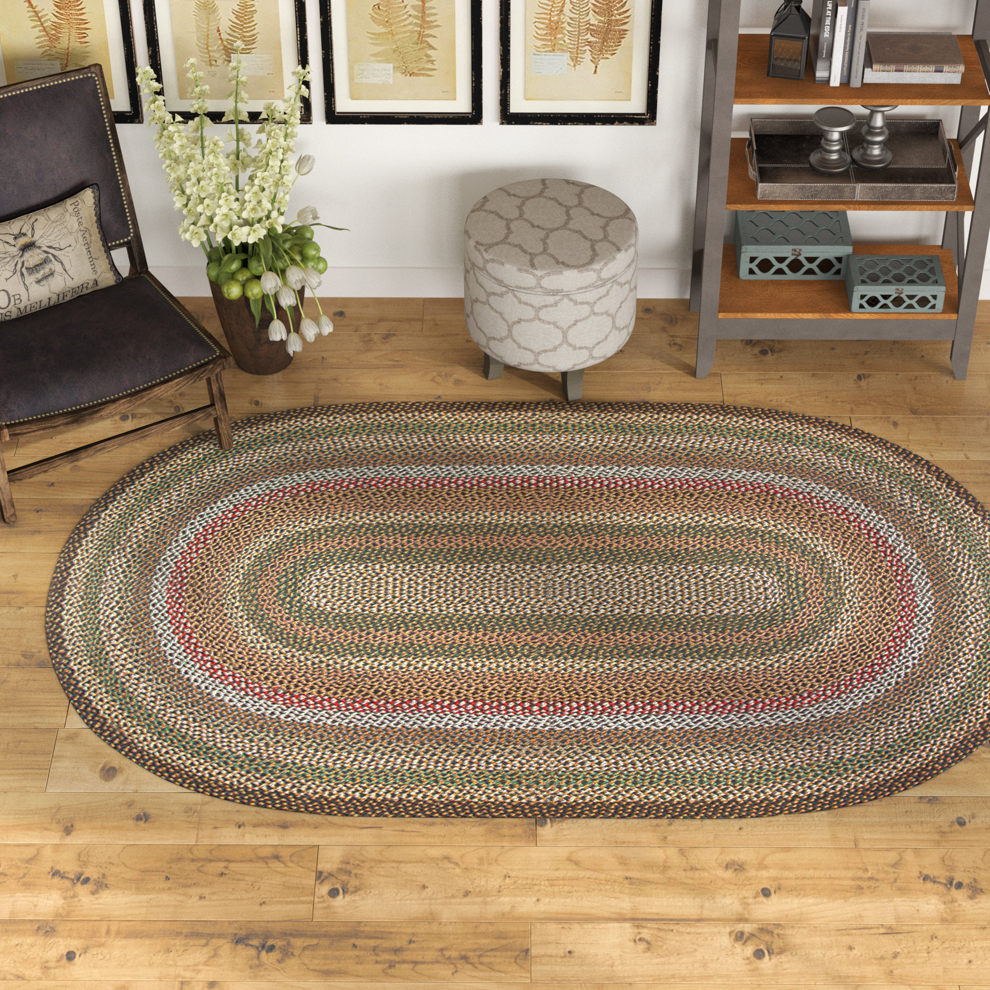 August Grove® Kiefer Hand-Woven Brown/Gray Area Rug & Reviews | Wayfair